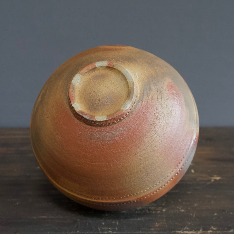 Wood Fired Round Pot - Sara Japanese Pottery