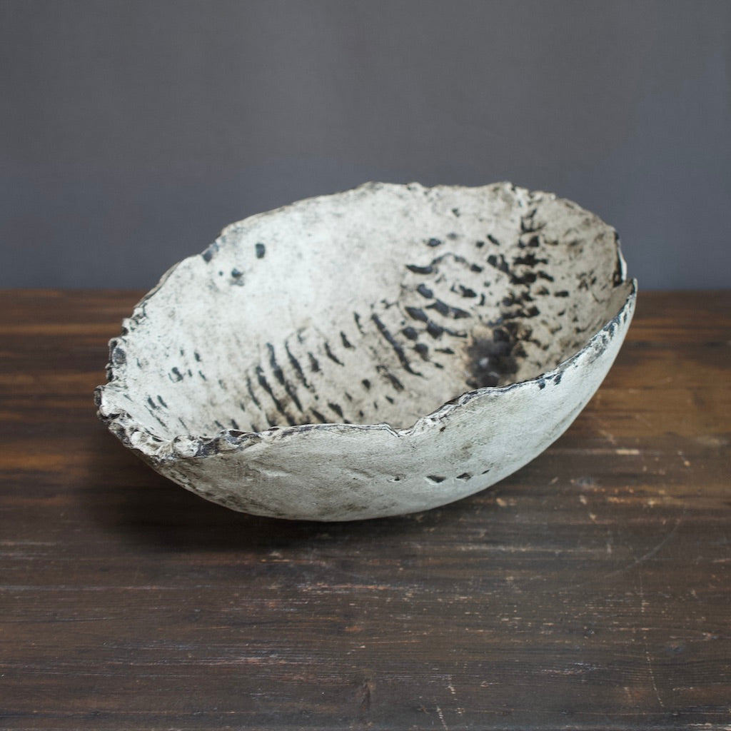 Oval Serving Bowl by Tamotsu Suzuki #NN229 - Sara Japanese Pottery